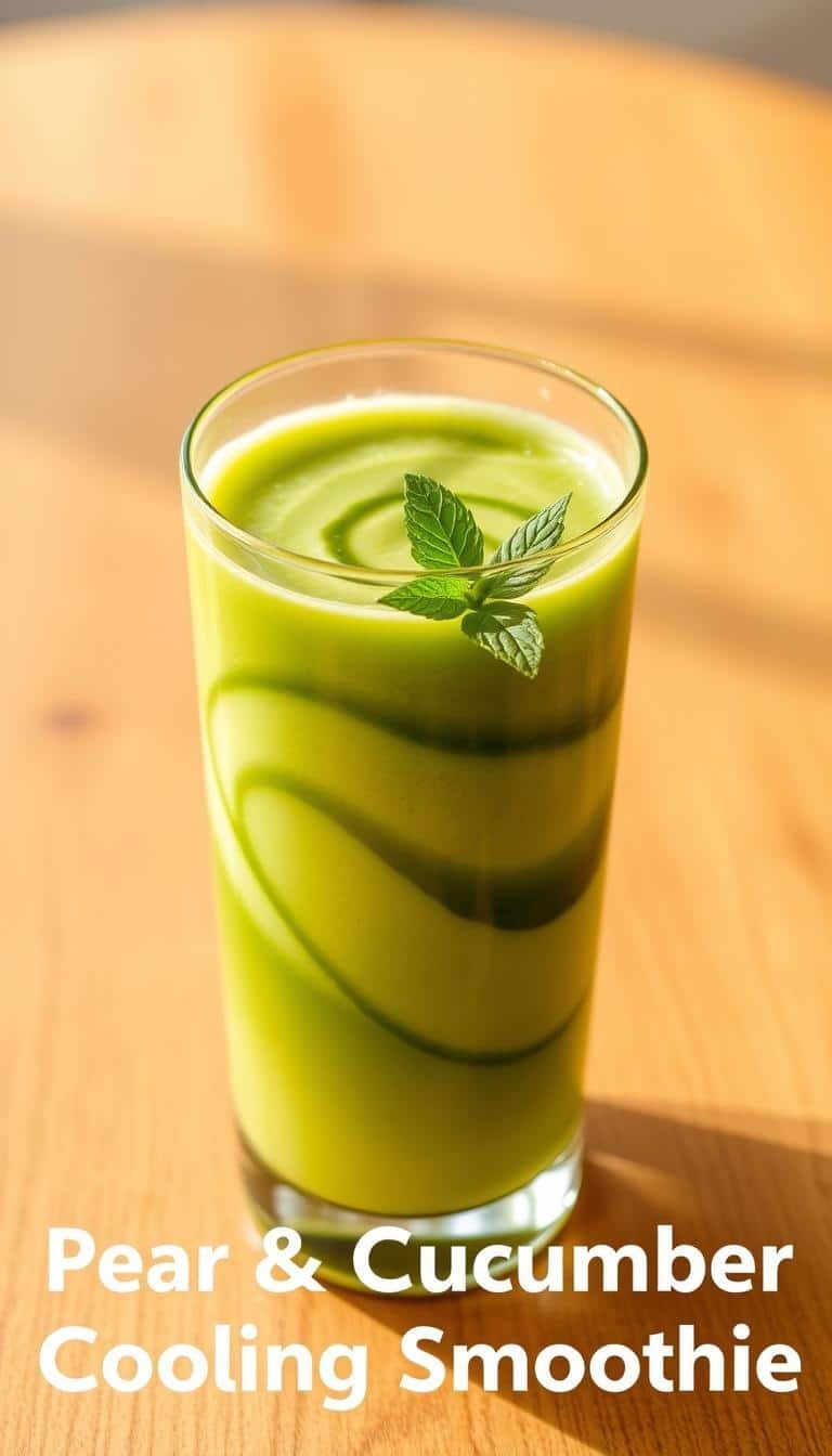Pear & Cucumber Cooling Smoothie