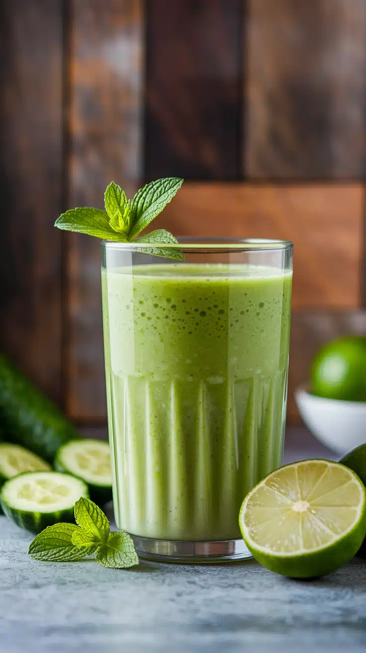 Cucumber Lime Hydration Smoothie - Smoothie Madness